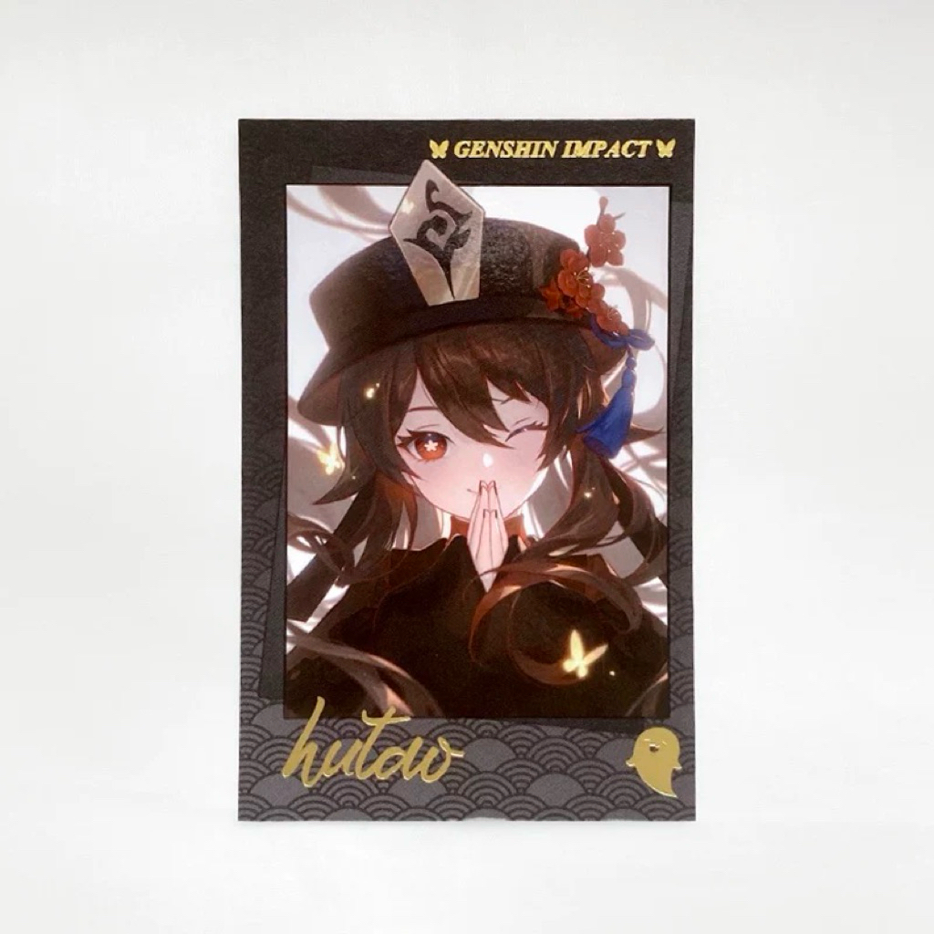 (Tổng hợp nhiều set artist Trung sẵn) Card pola Genshin Impact Hutao ...