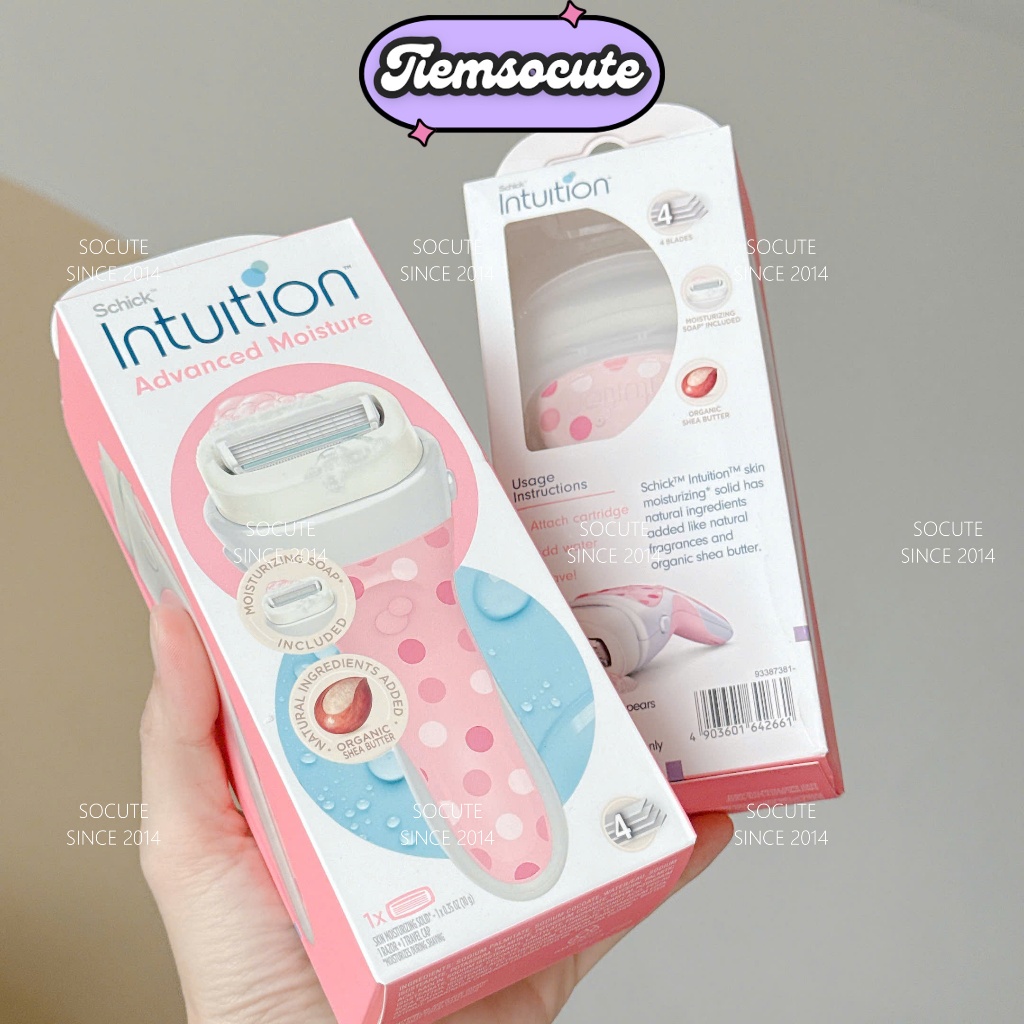 Dao cạo dưỡng ẩm Schick Intuition Advanced Moisture – Cạo sạch & Dưỡng ẩm | Shopee Việt Nam