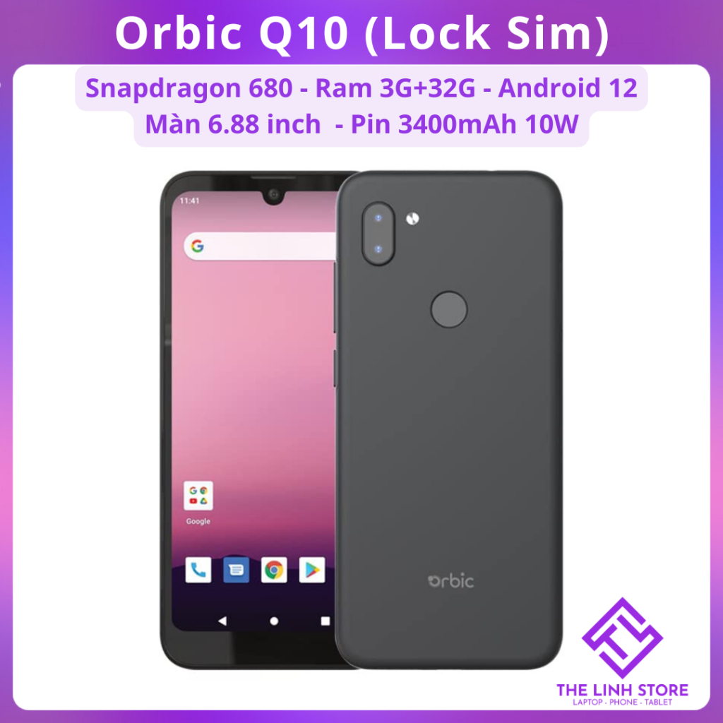 Điện thoại Orbic Q10 RC609L bản Lock Sim - Snapdragon 680 | Shopee Việt Nam