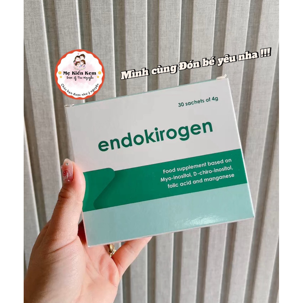 Bổ trứng ENDOKIROGEN hộp 30 gói, mẹ kiến kem, dược sĩ Thu Nguyễn ...