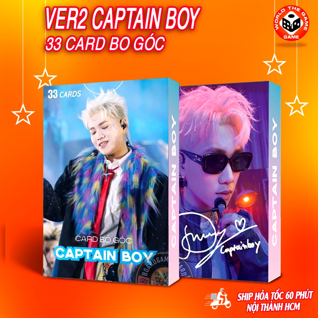 Ảnh CAPTAIN BOY 33 Tấm Ảnh có chữ ký - Card bo góc Photocard Hình Ảnh ...