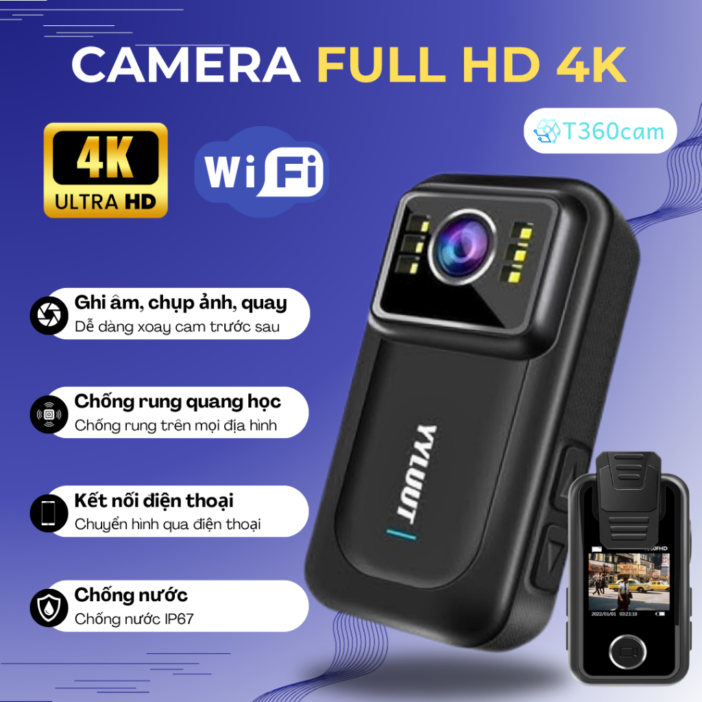Camera GoPro L9 Ultra Full HD 4K, Chống Rung Siêu Sắc Nét, Camera Chống ...