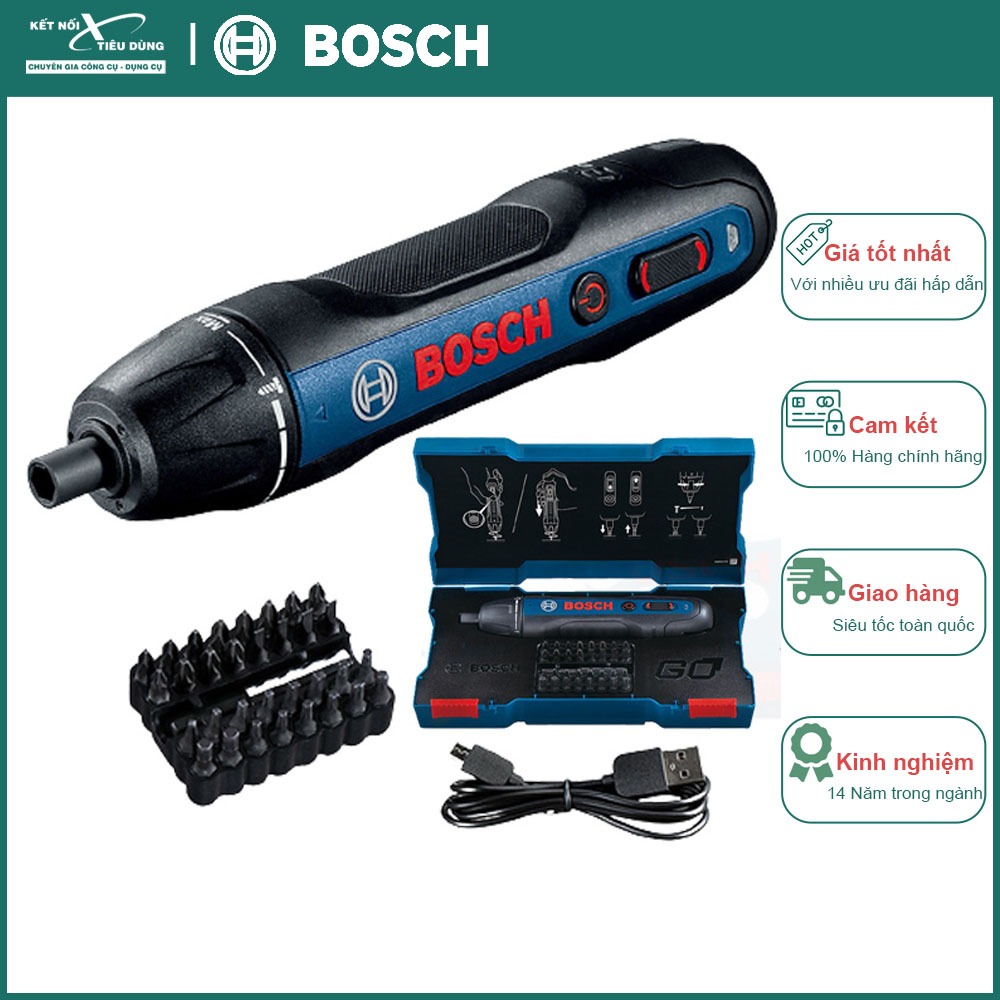Máy vặn vít điện tử dùng pin Bosch Go Gen 2 Kết Nối Tiêu Dùng | Shopee ...