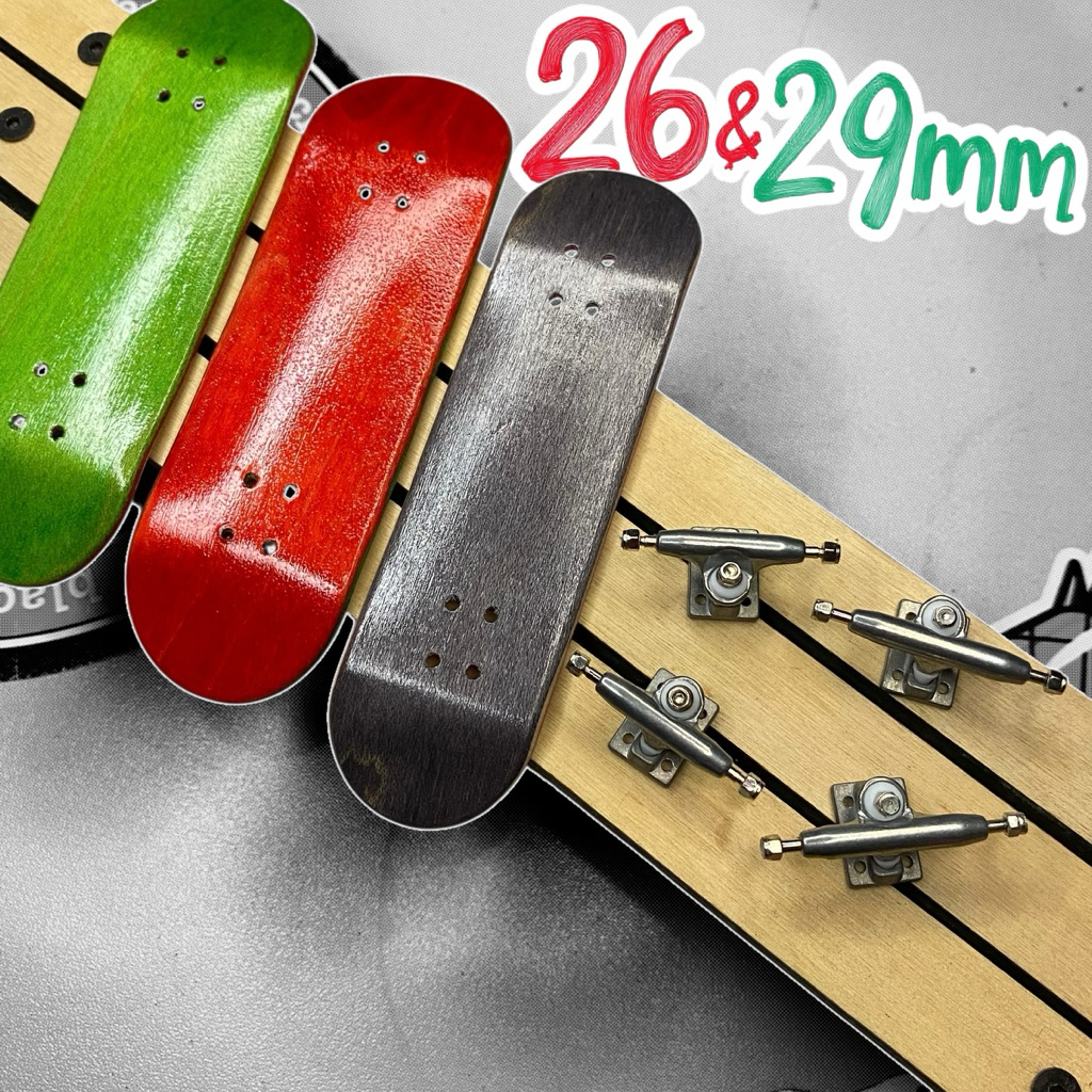 [POPSICLE] Ván trượt ngón tay gỗ maple 5 lớp, maple fingerboard 26&29mm ...