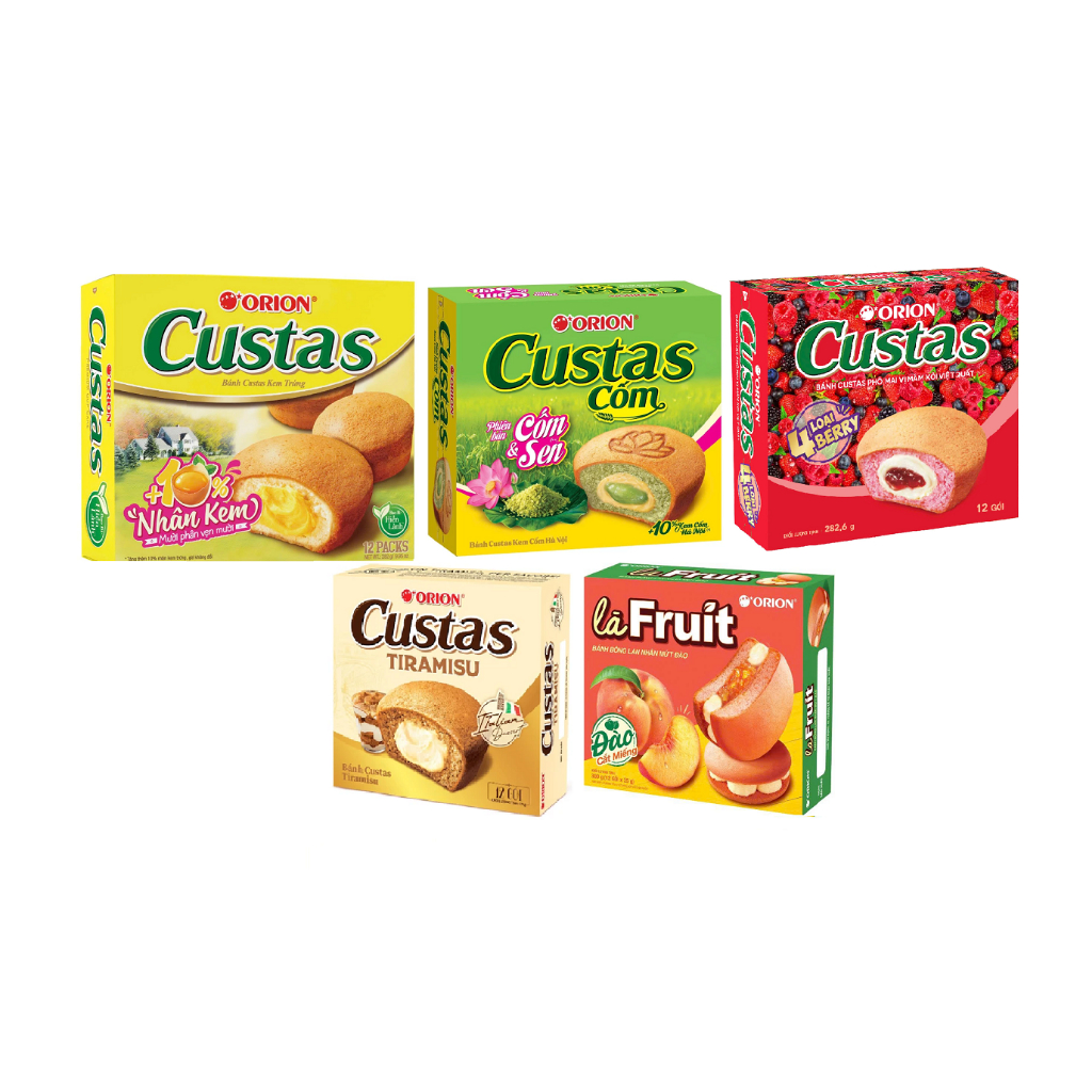 Bánh Custas Orion Kem (Hộp 12 cái) | Shopee Việt Nam