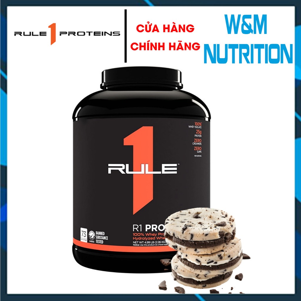 SỮA TĂNG CƠ RULE 1 PROTEIN 5LBS COOKIE CREME - Whey Protein ISOLATE ...