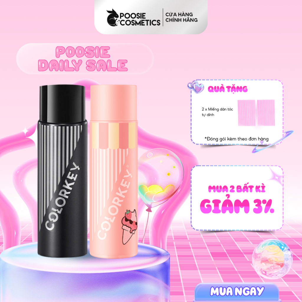 [Mẫu mới - Bao bì tiếng việt] Xịt Khóa Nền Colorkey Airy Soft Matte ...
