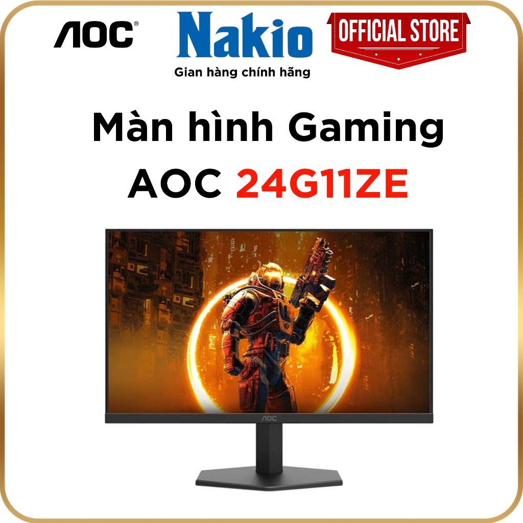 Màn Hình AOC 24G11ZE/71 (24in/ IPS/FHD/ 200HZ -240HZ OC DP/0.3MS/DP ...
