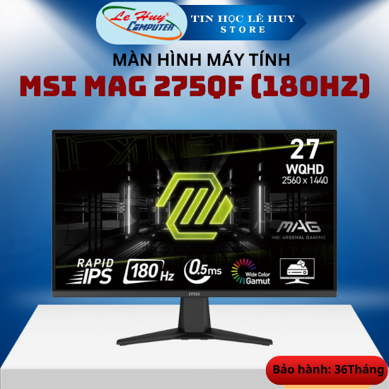 Màn Hình LCD MSI MAG 275QF (27 inch - 2K - IPS - 180Hz - 0.5ms) - Hàng ...