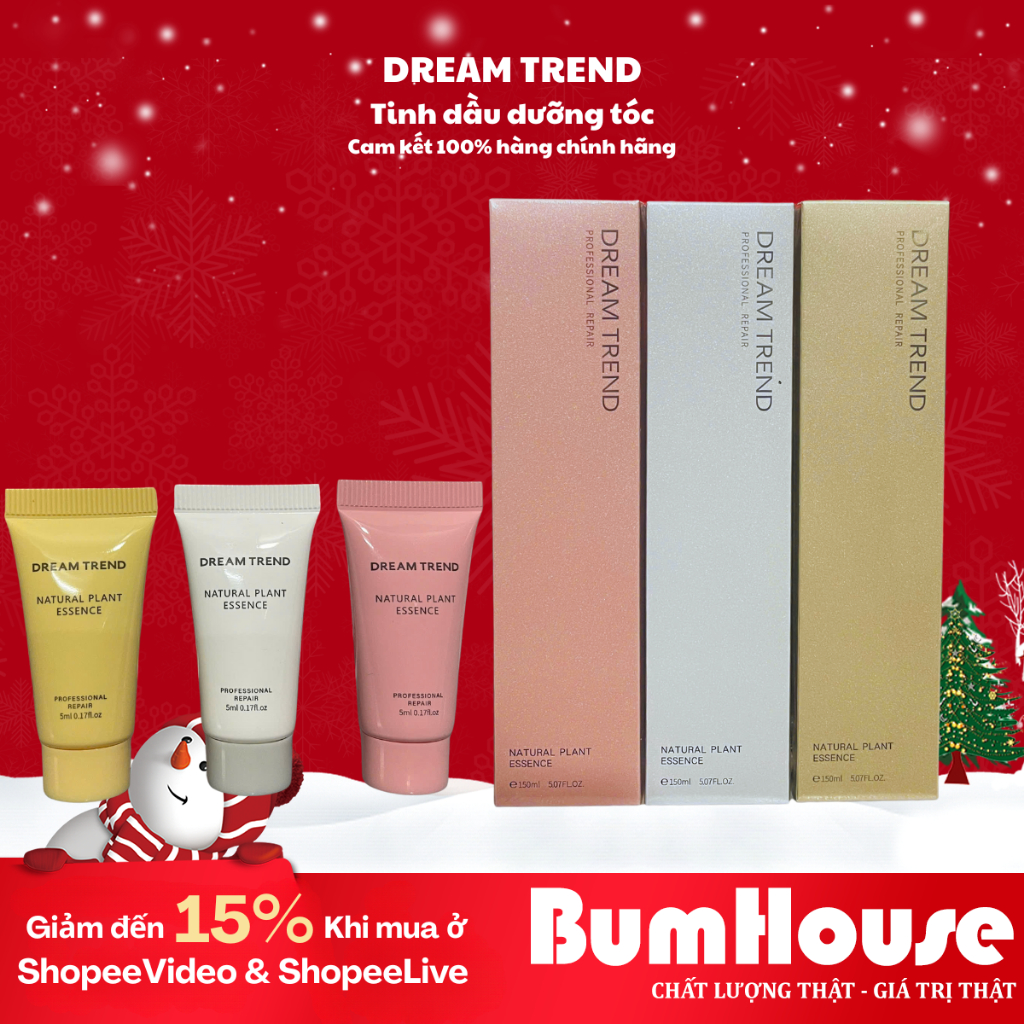 Tinh Chất Dưỡng Tóc AHA Essence DREAM TREND Suôn Mượt Chắc Khỏe Giảm Xơ ...