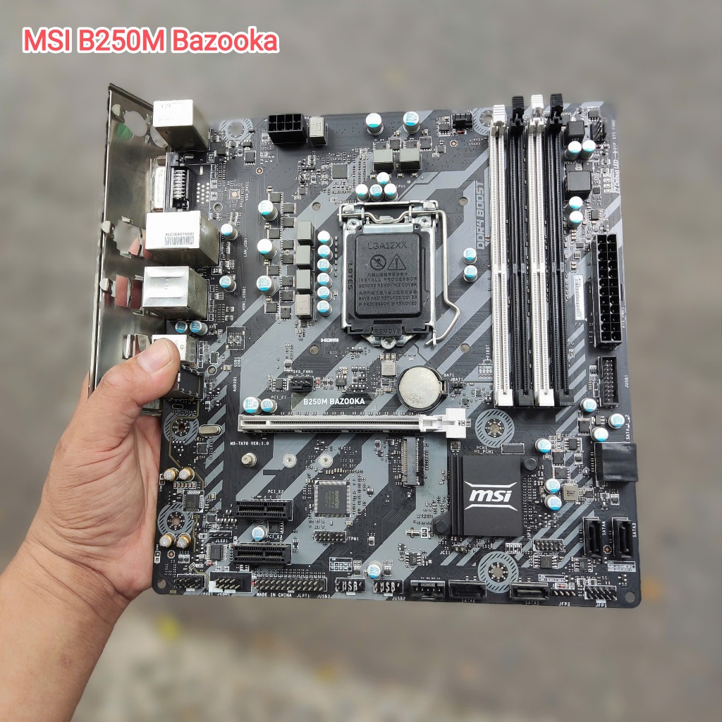 Main MSI B150M B250M Bazooka Motar Gaming Pro, socket 1151v1 chạy CPU ...