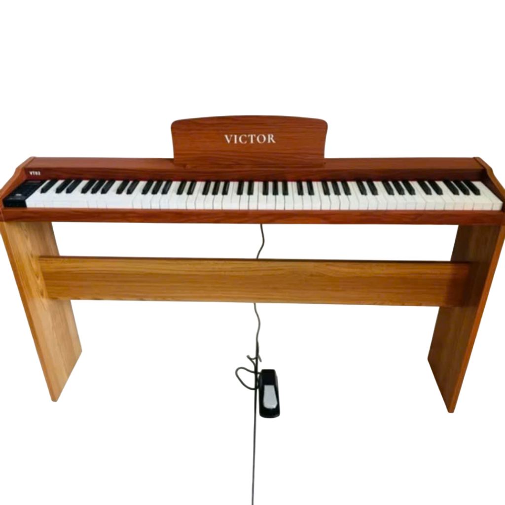 Đàn Piano Điện Victor VT-02 88 Phím Màu Nâu Tặng Kèm Pedal | Shopee ...