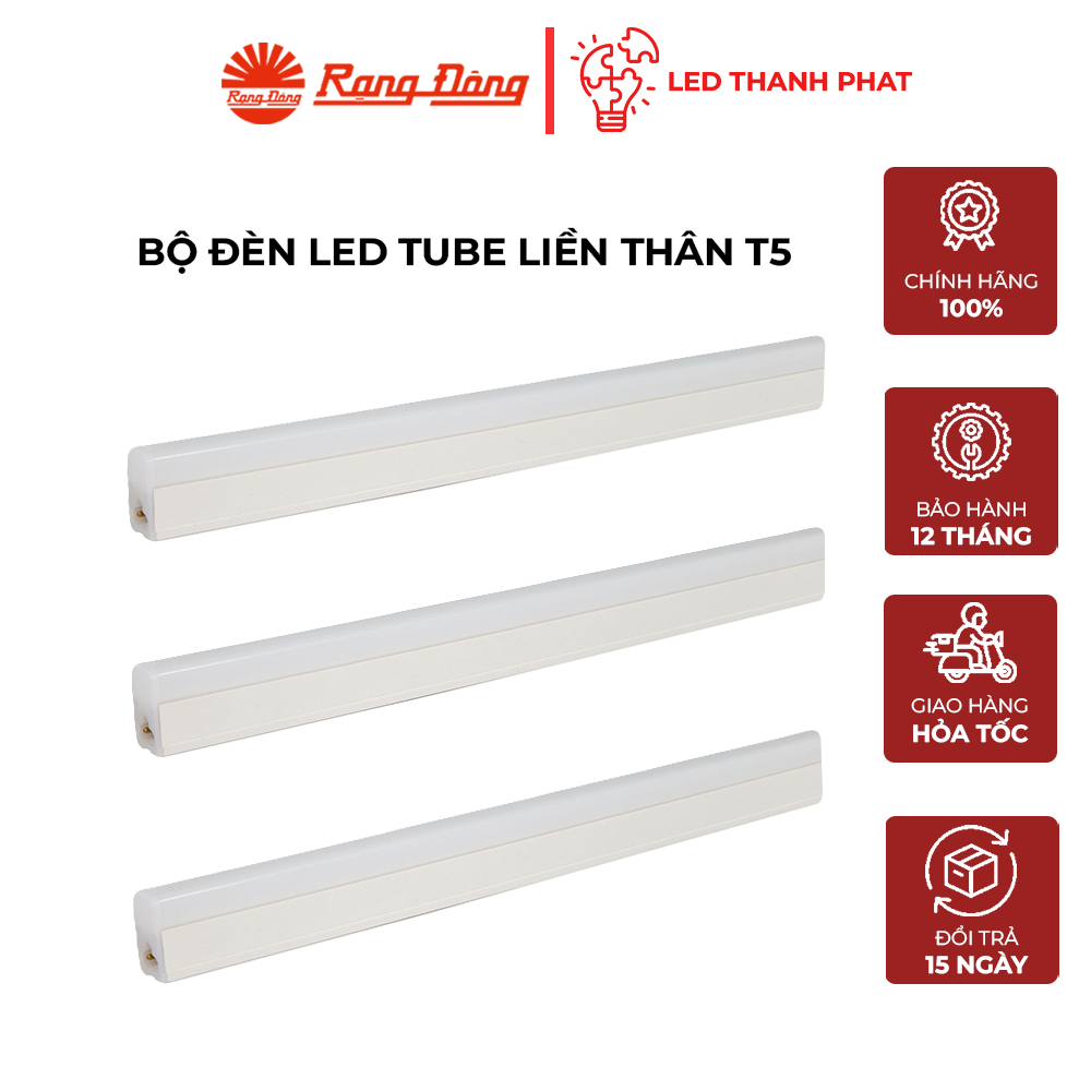 Bộ Đèn LED Tube Liền Thân T5 Rạng Đông 16W 120cm ChipLED SAMSUNG LT03 ...