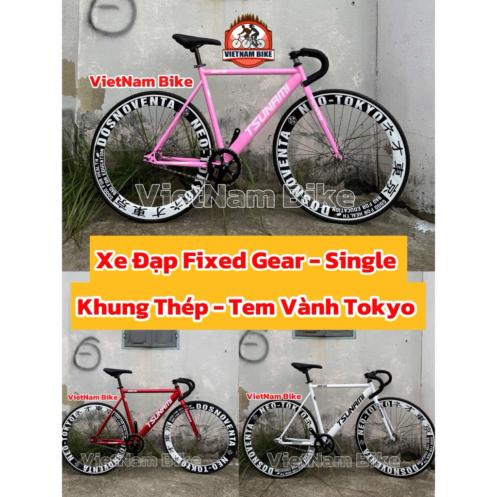 Xe đạp fixed gear - Giá Tốt, Miễn Phí Vận Chuyển, Đủ Loại | Shopee Việt Nam