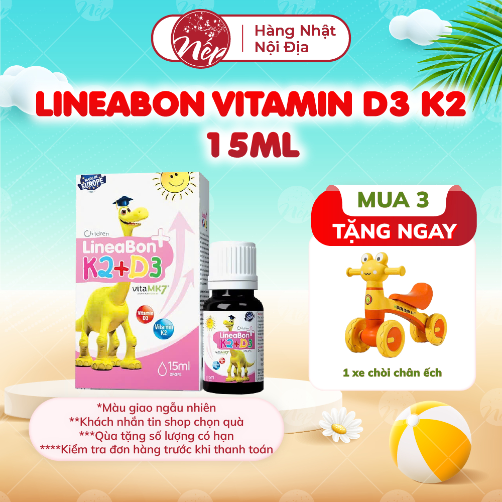 [MUA 3 TẶNG XE] LineaBon D3K2 15ml – D3 K2 Lineabon – LineaBon K2+D3 ...