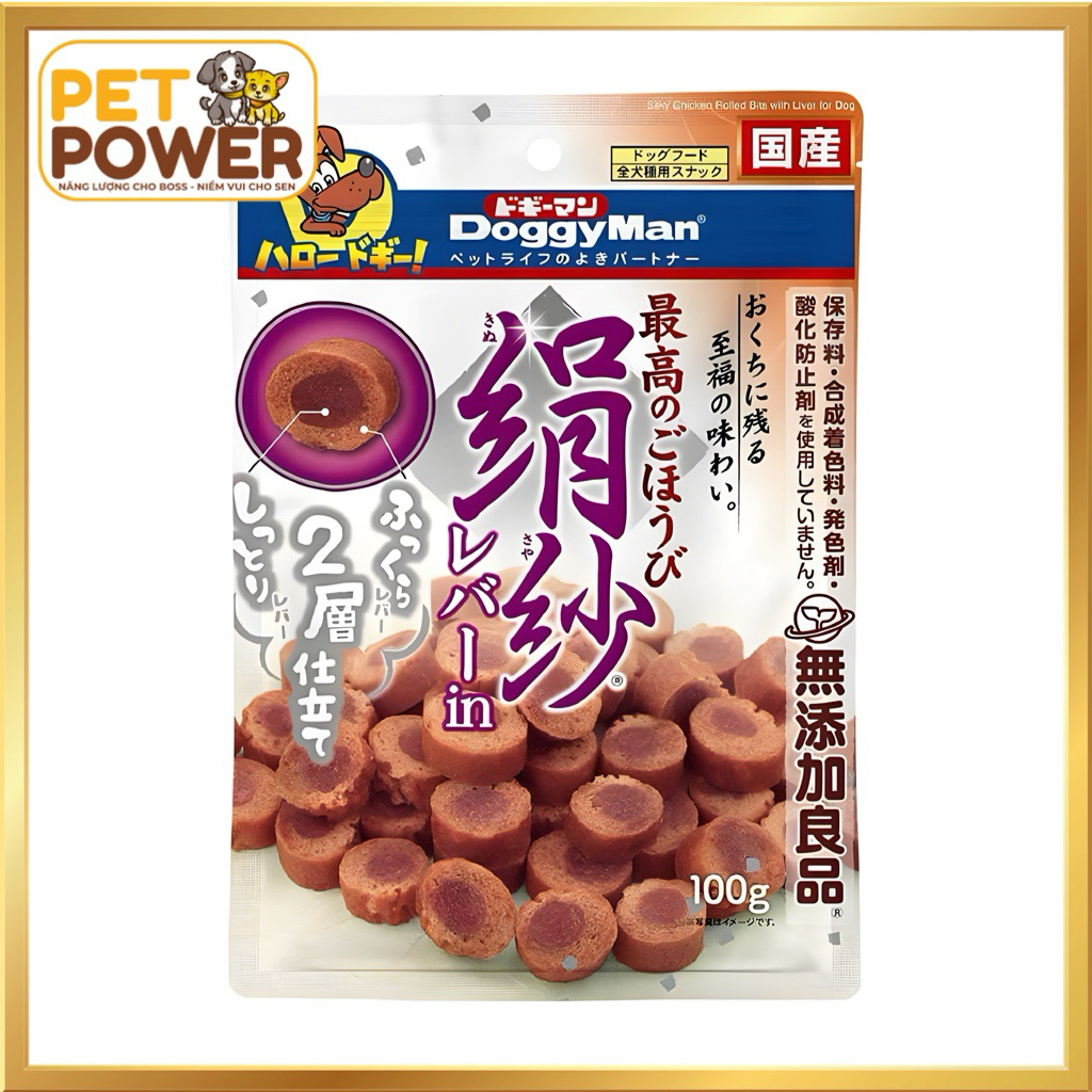 Viên gà nướng mềm SAYA bổ sung gan Doggyman 100g | Shopee Việt Nam