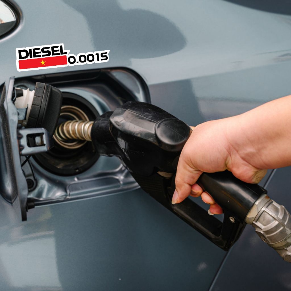 [HỎA TỐC]Tem dán nắp bình xăng dầu ô tô, decal xăng a95 nha anh, dầu ...