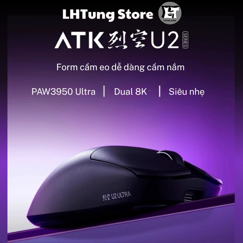 [SẴN GIAO] Chuột không dây ATK U2 | U2 Ultimate | U2 Ultra | U2 Promax | U2 Pro | U2 Plus | U2 ...
