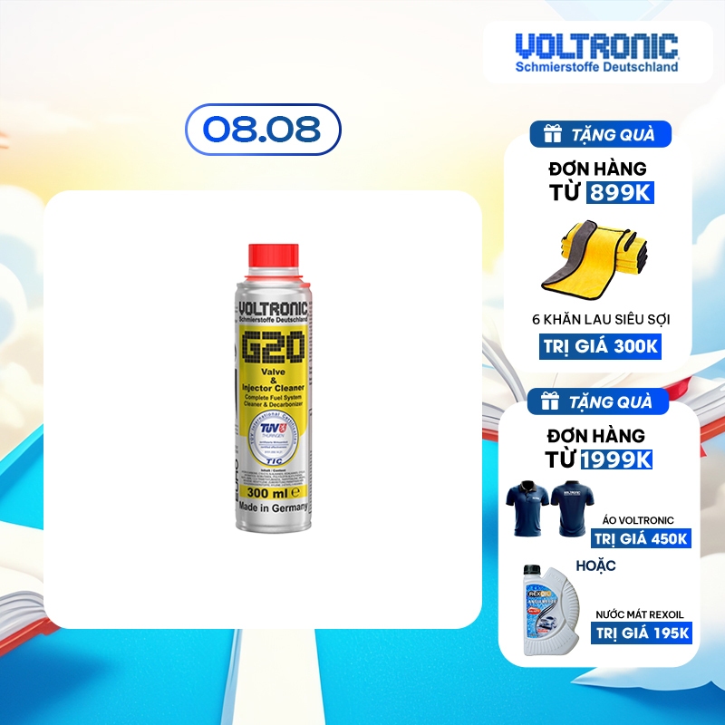 [Hàng tặng không bán] PHỤ GIA VỆ SINH HỆ THỐNG XĂNG NHẬP KHẨU VOLTRONIC G20 VALVE AND INJECTOR ...