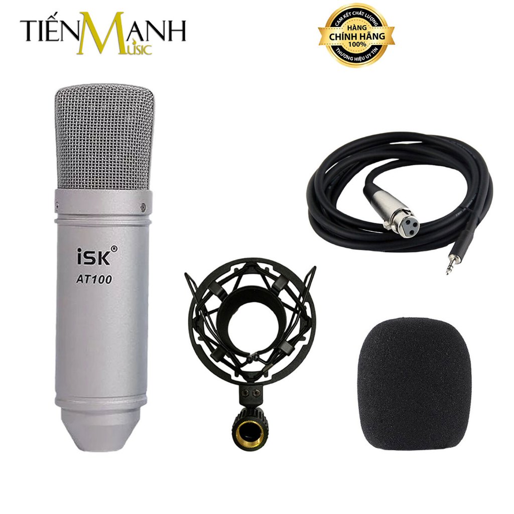 [Chính Hãng] Micro ISK AT100 Mic Thu Âm Condenser Livestream Phòng Thu ...