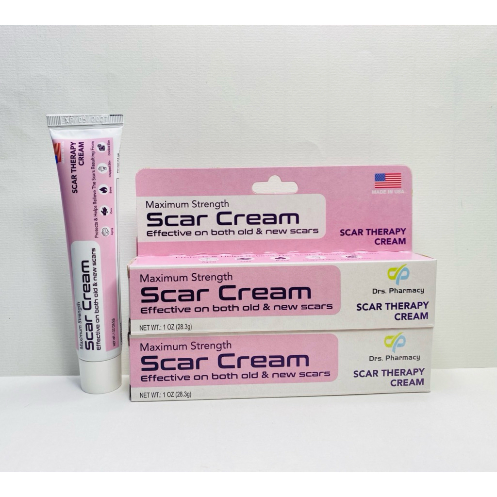 Kem bôi Sẹo Drs. Pharmacy Scar Therapy Cream – Maximum Strength 28.3g ...