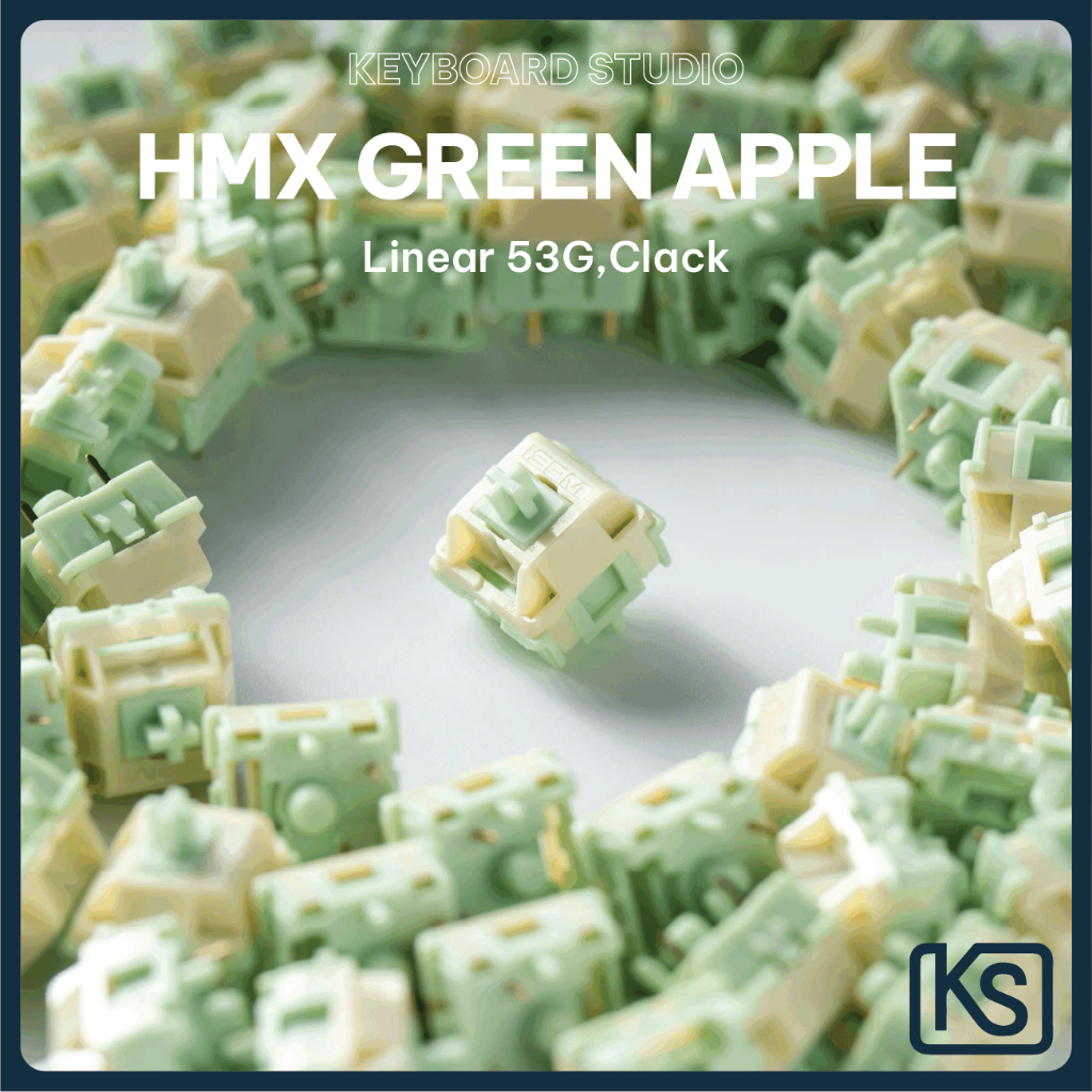 Switch HMX Green Apple 5 PIN Linear 53g | Táo Xanh | Keyboard Studio | Shopee Việt Nam