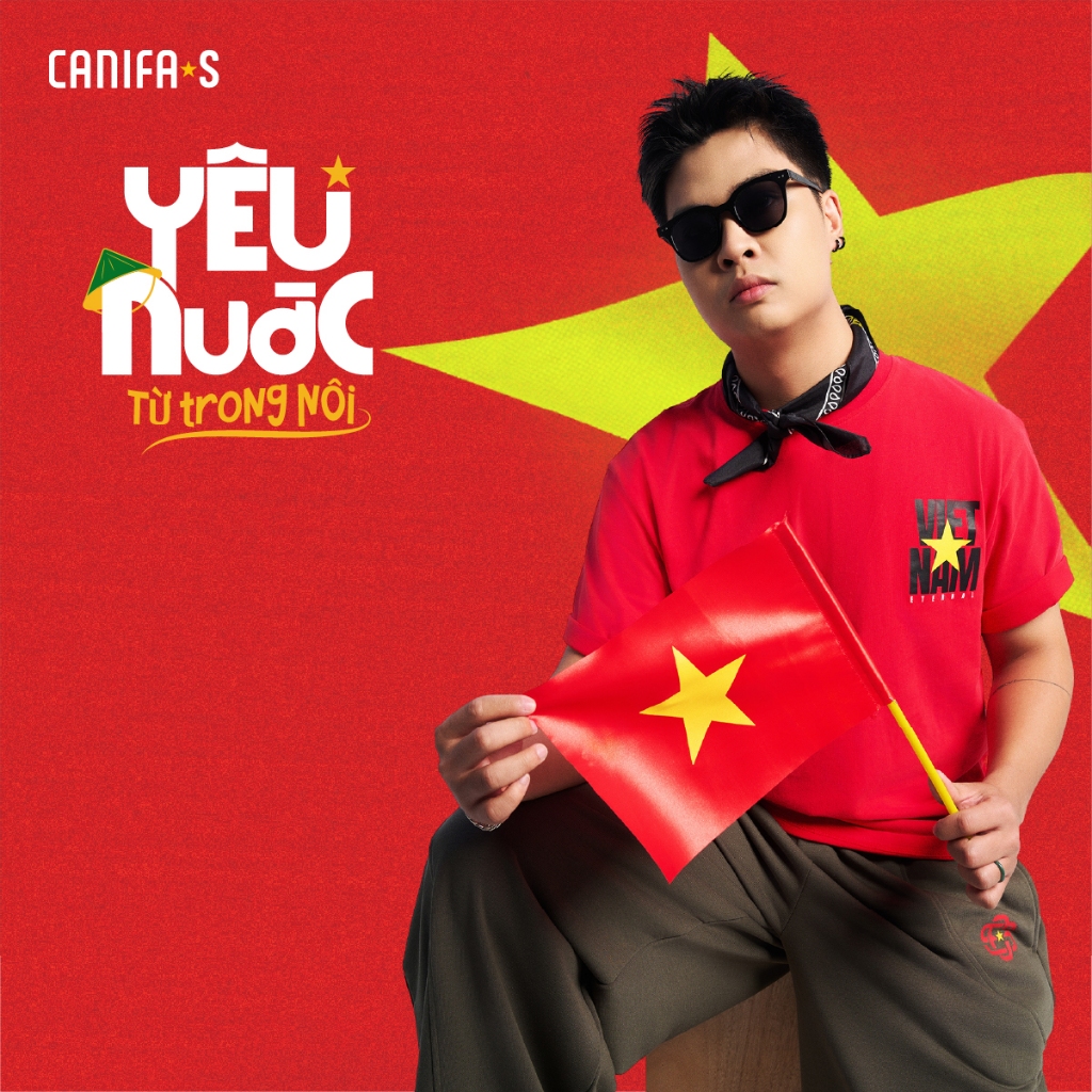 Áo thun unisex người lớn CANIFA áo thun Việt Nam cờ đỏ sao vàng Quốc ...