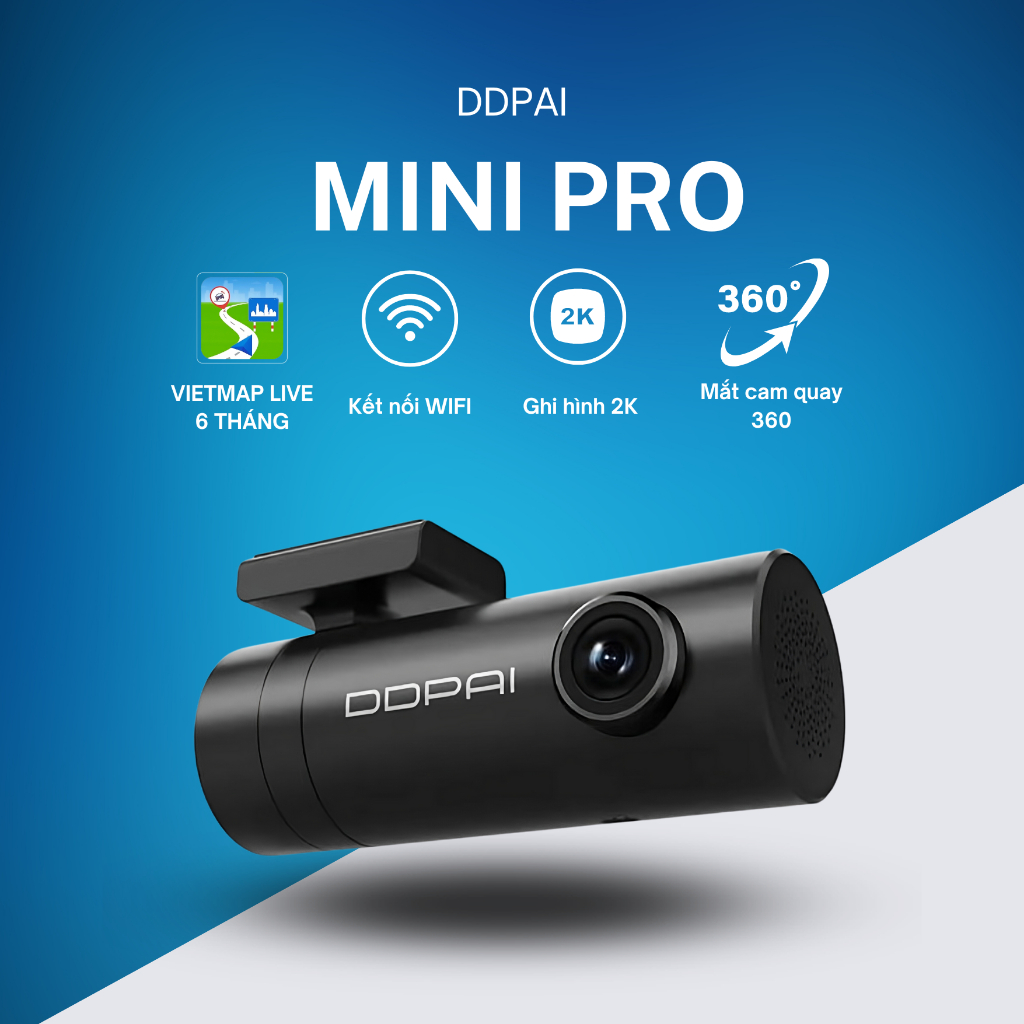 Camera hành trình DDPAI MINI PRO [TẶNG VIETMAP LIVE] - Phiên bản quốc ...
