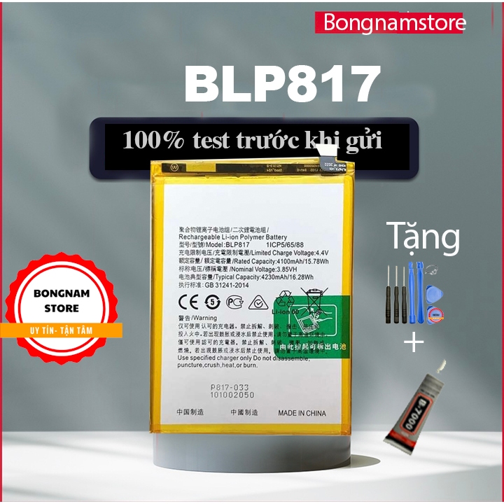 Pin Oppo BLP817 - Thay Thế Cho Oppo A15 và A15s (2020) + Tặng Keo B7000 ...