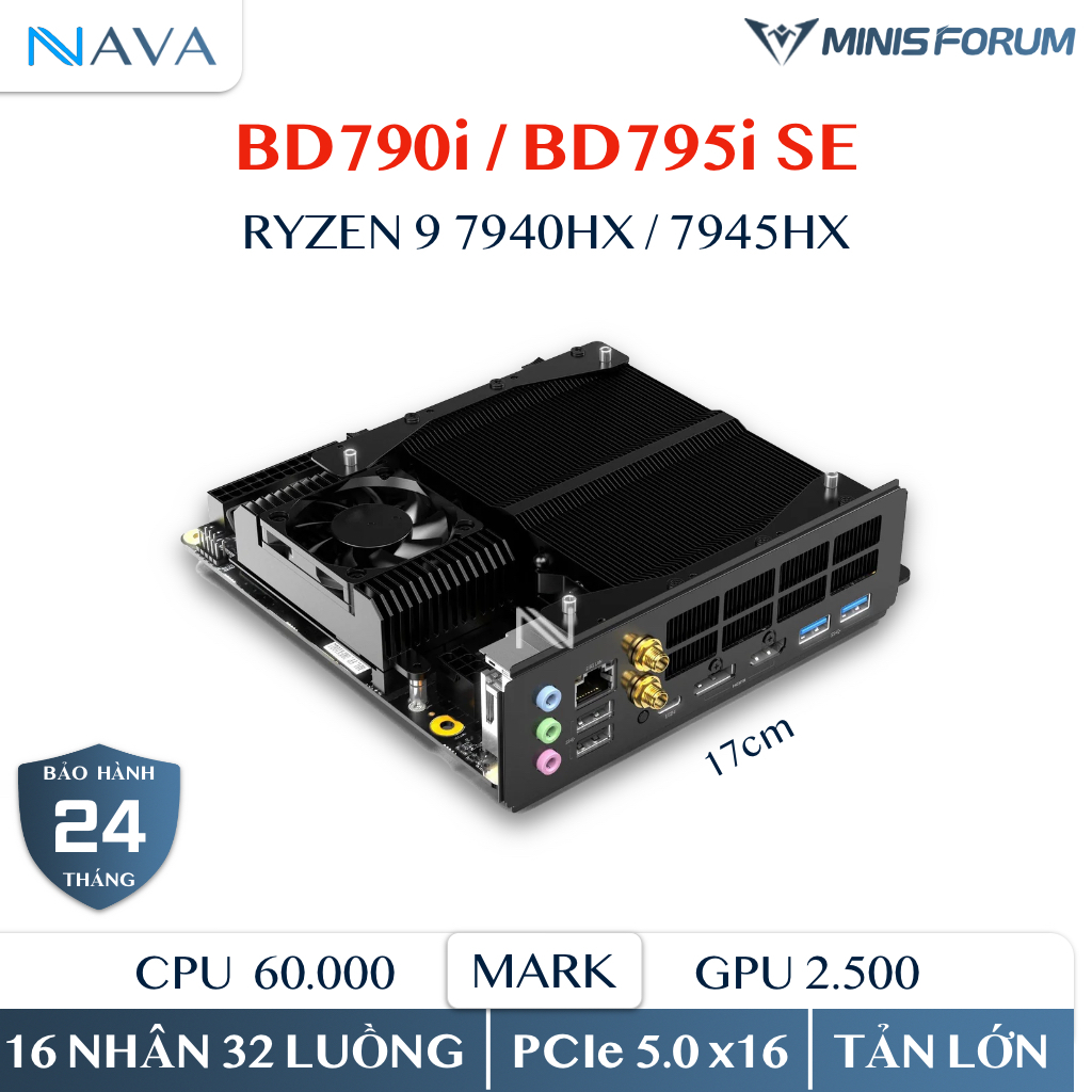 Bo mạch chủ Minisforum BD795i SE BD795M Mainboard AMD Ryzen 9 7945HX ...