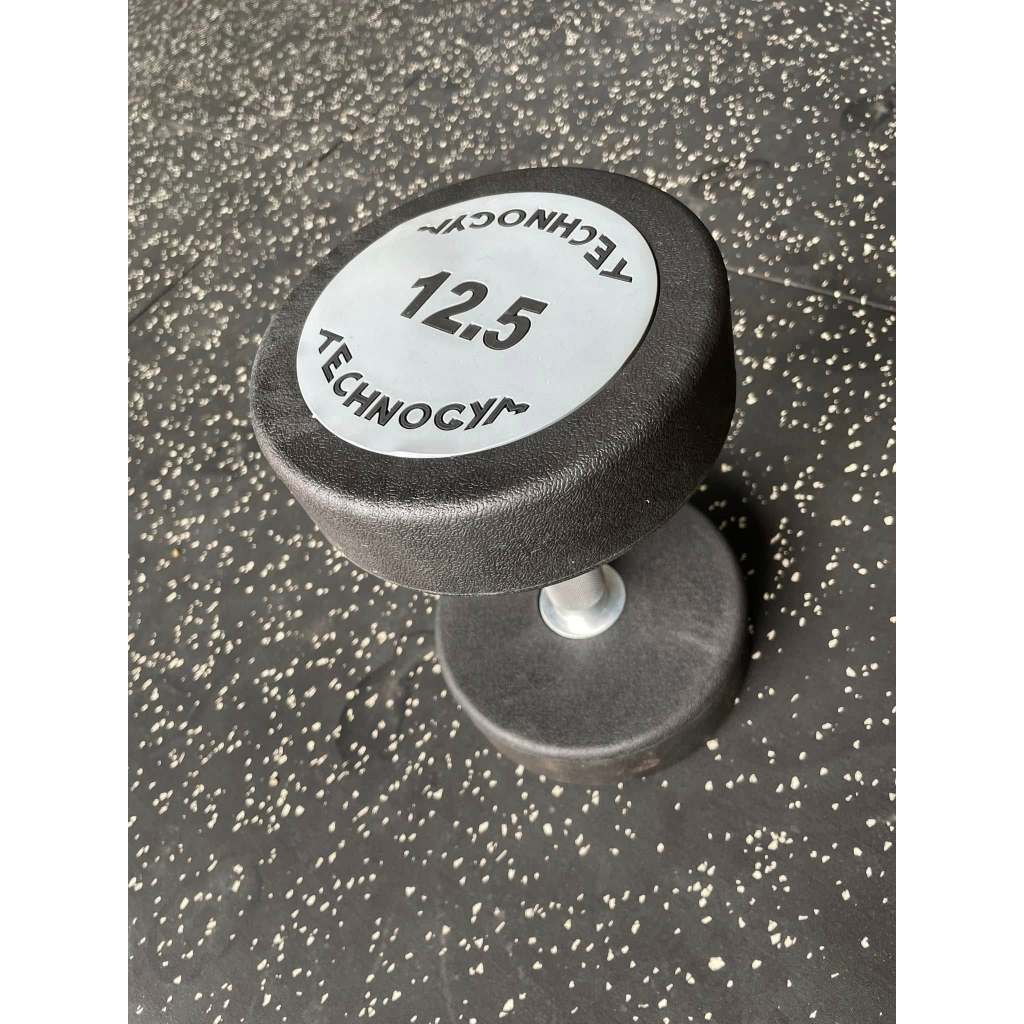 Tạ tay đơn tecnogym bọc cao su cao cấp chính hãng đủ kg từ 2.5kg-37.5kg ...