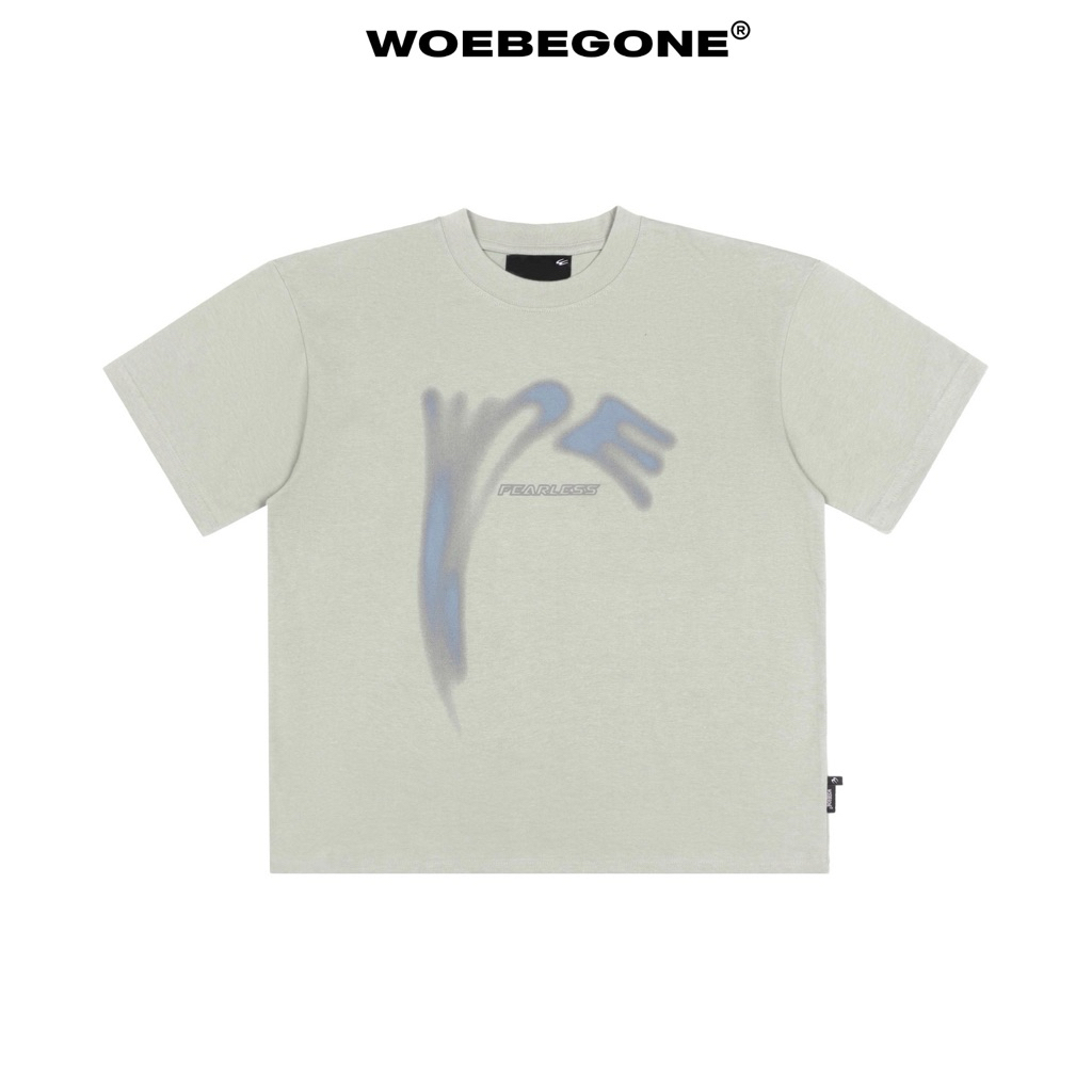 Áo thun WOEBEGONE "Waves Beige Tee" (Oversize) 280gsm | Shopee Việt Nam