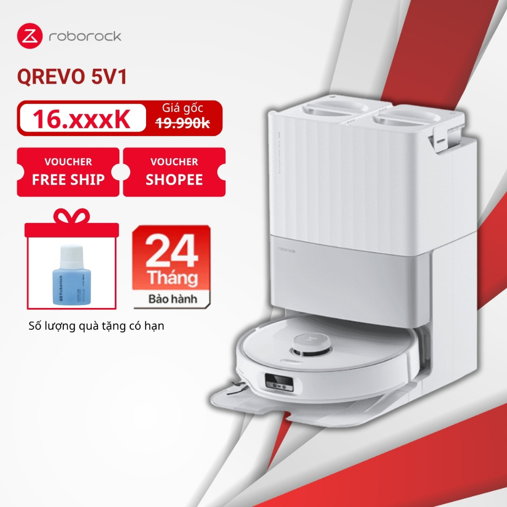Roborock Qrevo Edge 5V1/ QR 798/ QRevo 5AE Robot Hút Bụi Lau Nhà Lực ...