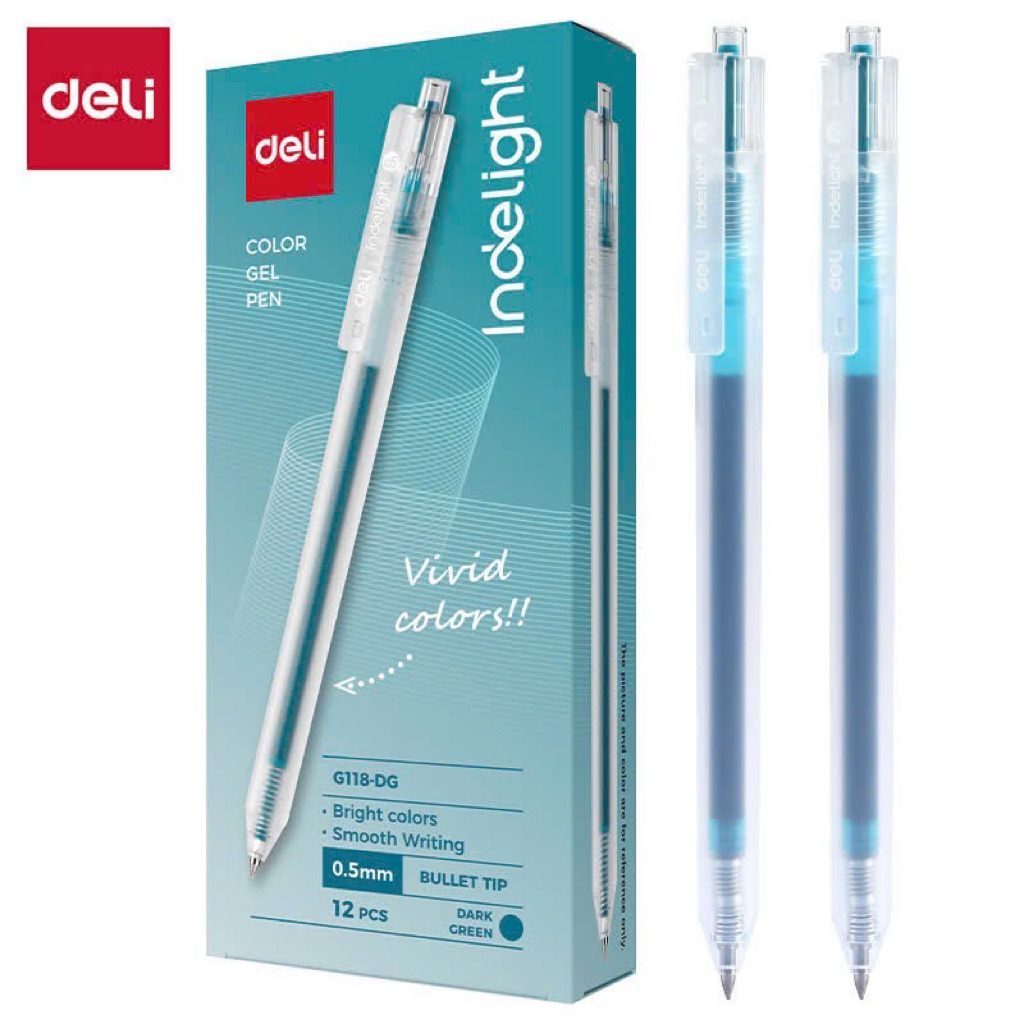 Bút Gel Bấm Deli G118 0.5mm Nhanh Khô Viết Đều Trơn Lâu Hết Mực - 1 Cây ...