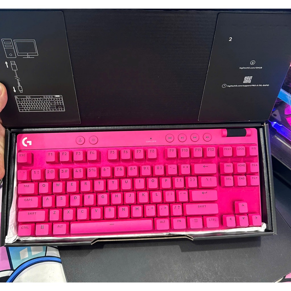Bàn phím HE Logitech PRO X TKL Rapid Trigger Pink , giá rẻ nhất thị ...