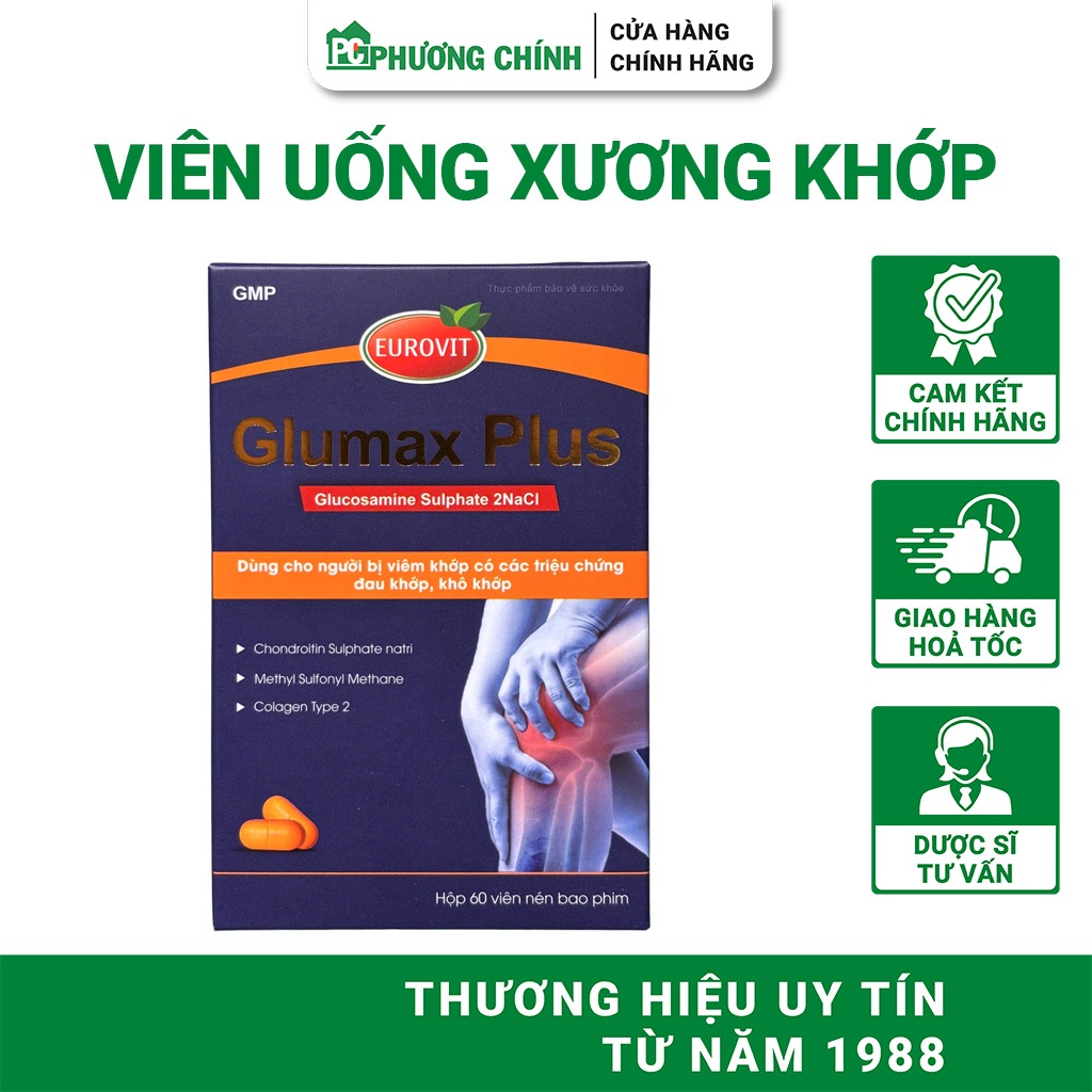 Viên Uống Xương Khớp Eurovit Glumax Plus Hỗ Trợ Làm Trơn Ổ Khớp, Giảm ...