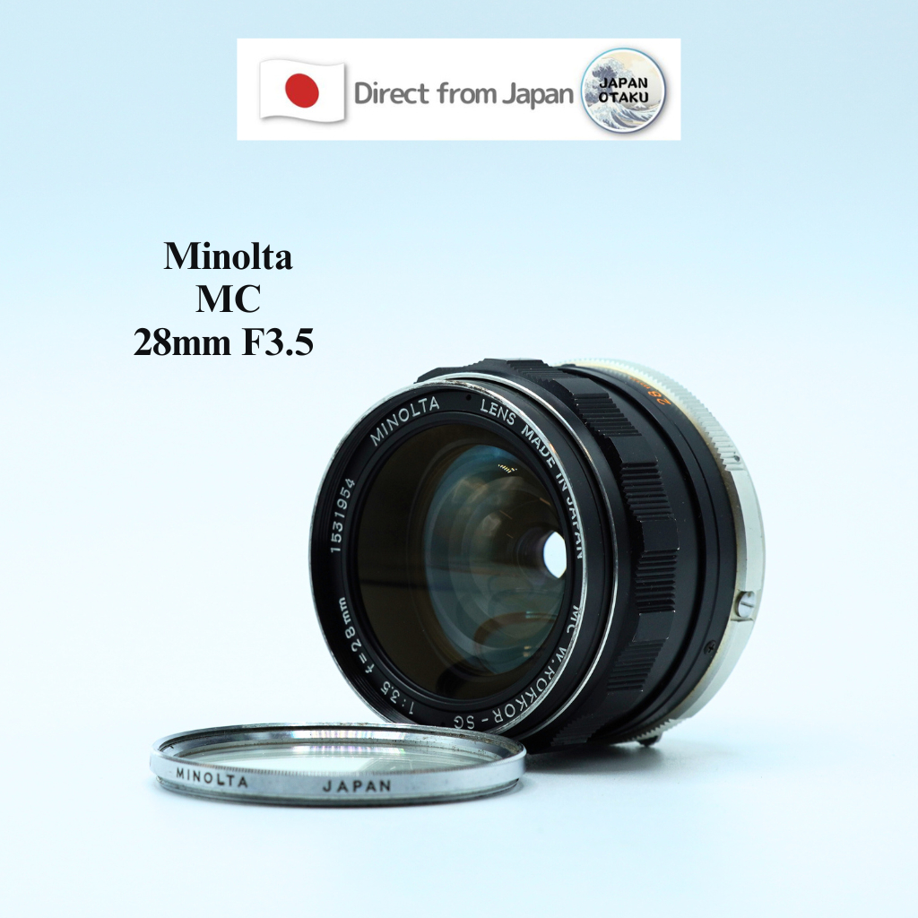 [Used in Japan] " Vintage Lens " MC W.ROKKOR-SG 28mm f/3.5 Minolta Released in Japan | Shopee ...