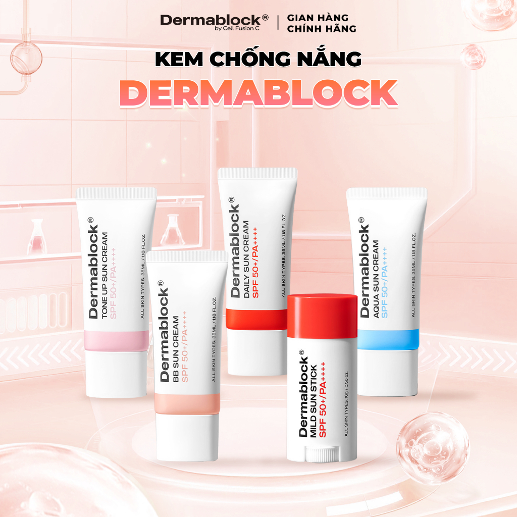 [ KOL-KOC]Kem Chống Nắng Dermablock SPF50+ PA++++ Hàn Quốc Giúp Chống ...