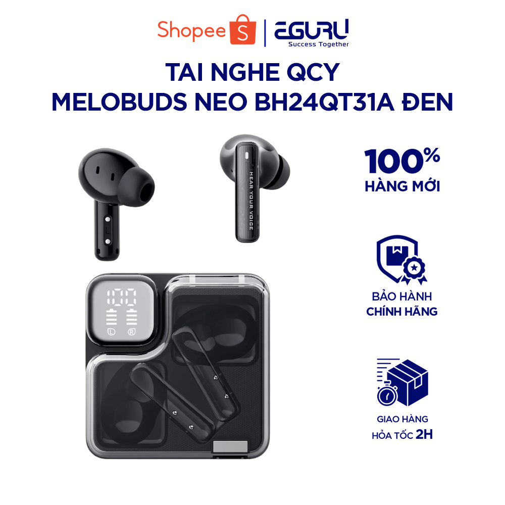 Tai Nghe QCY MeloBuds Neo BH24QT31A - BH Chính Hãng | Shopee Việt Nam