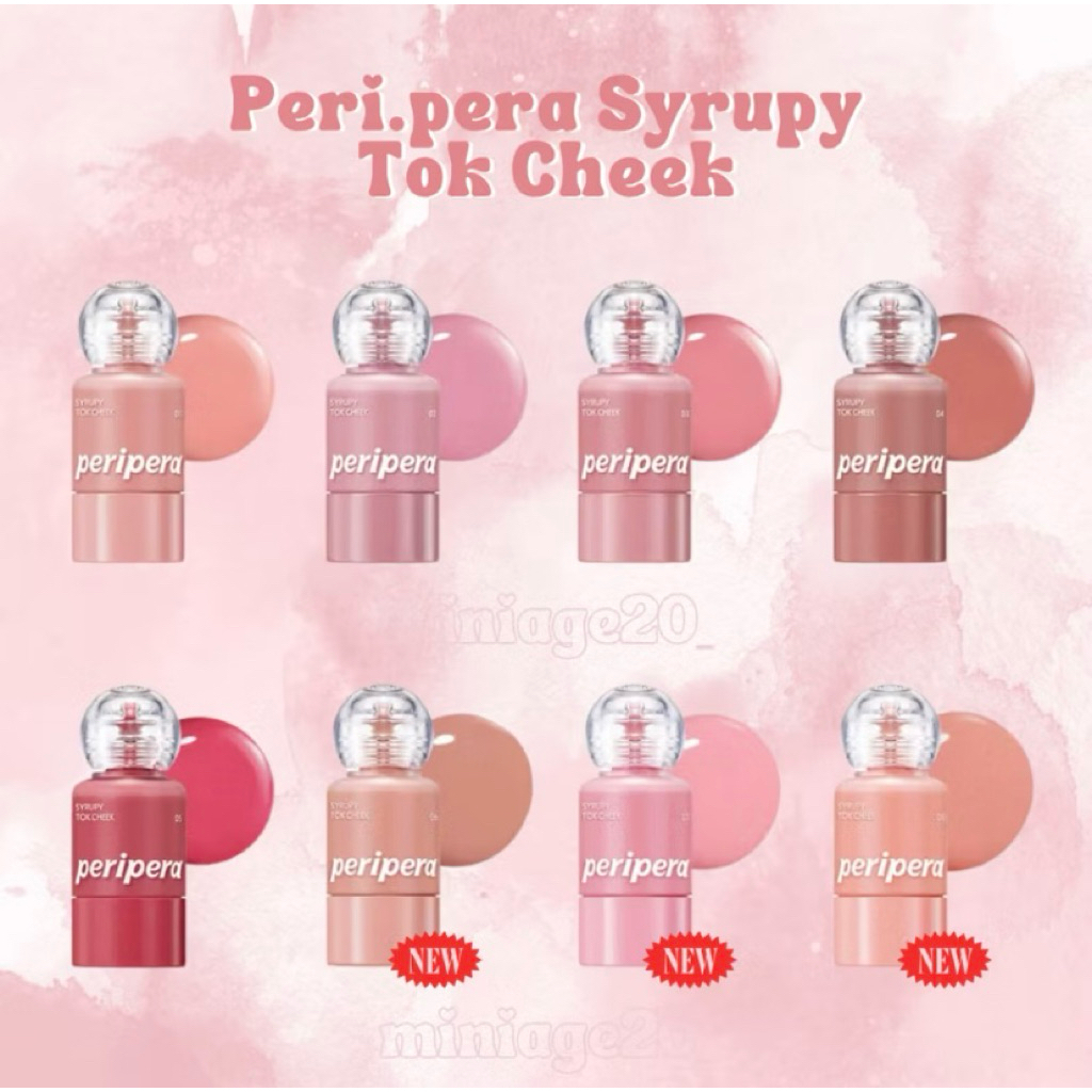 [GỐC CHIẾT] Má Hồng Kem Peripera Syrupy Tok Cheek Gốc Chiết 2g | Shopee ...