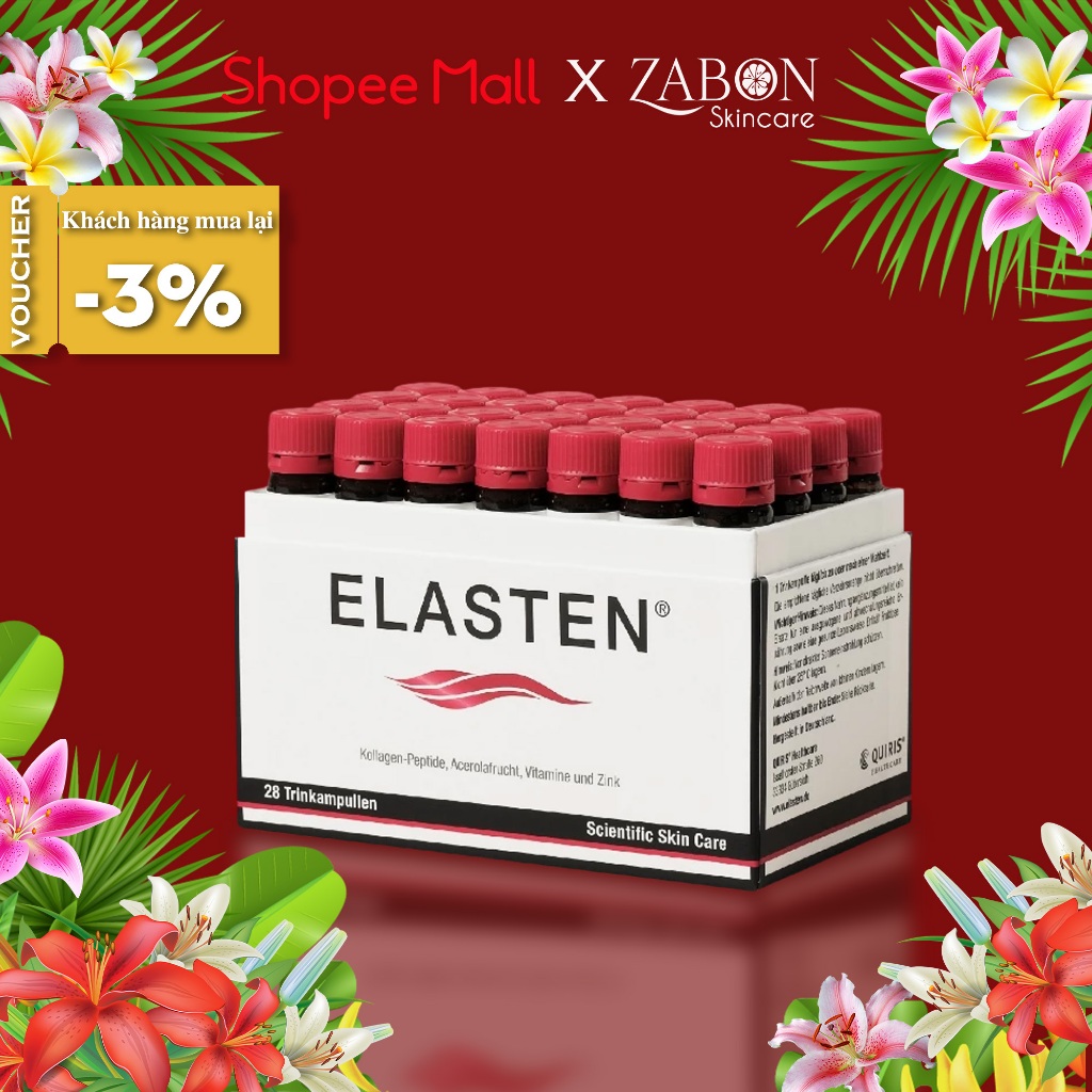 Collagen Elasten Hộp 28 ống x 25ml - Giúp Da Căng Mịn, Chống Lão Hóa ...