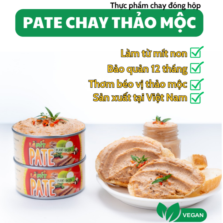 Pate Chay Vị Thảo Mộc - Lemit - Làm Từ Mít Non, Ngon Thơm Béo, Ăn Liền ...