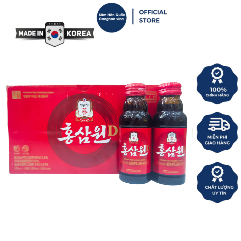 Nước Hồng Sâm WON KGC (100ml x 10 chai) | Shopee Việt Nam