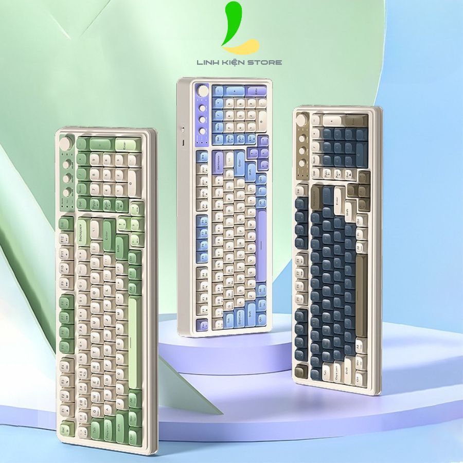 Bàn Phím Bluetooth AULA S99 - Bàn Phím Giả Cơ 99 Phím Cùng Đèn RGB Ấn ...