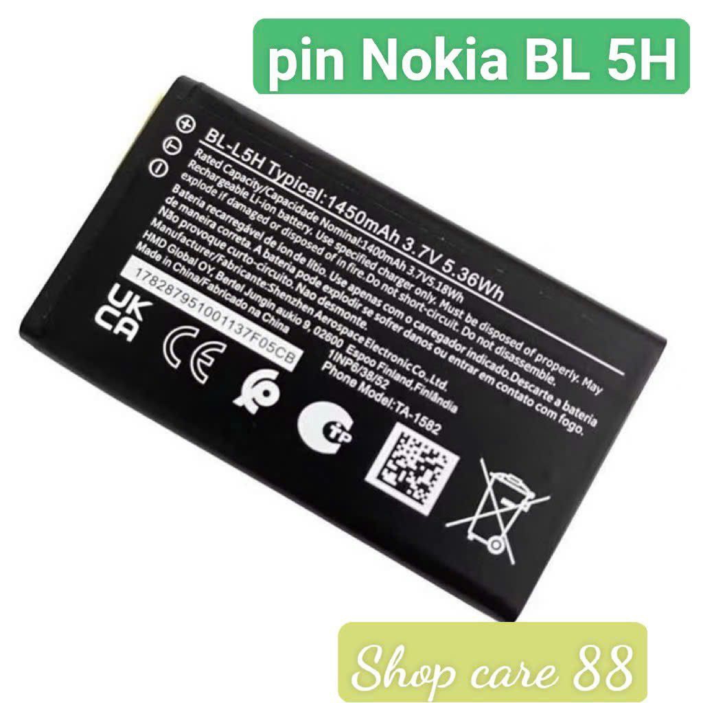 Pin điện thoại Hammer BL L5H dùng cho máy Nokia 105 4G /105 Pro /110 ...
