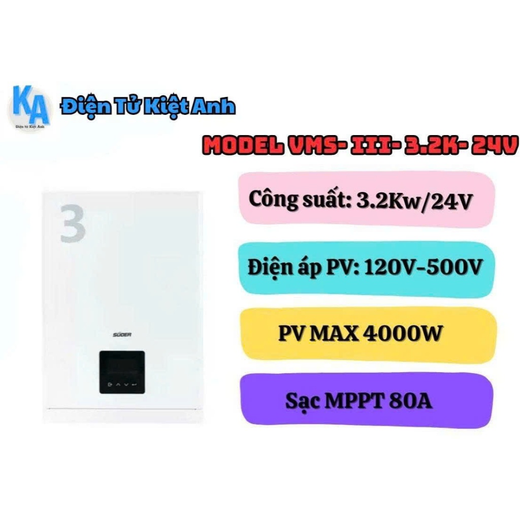 Biến Tần SUOER 3200W-24V - VMS-III-3.2K-24V | Shopee Việt Nam