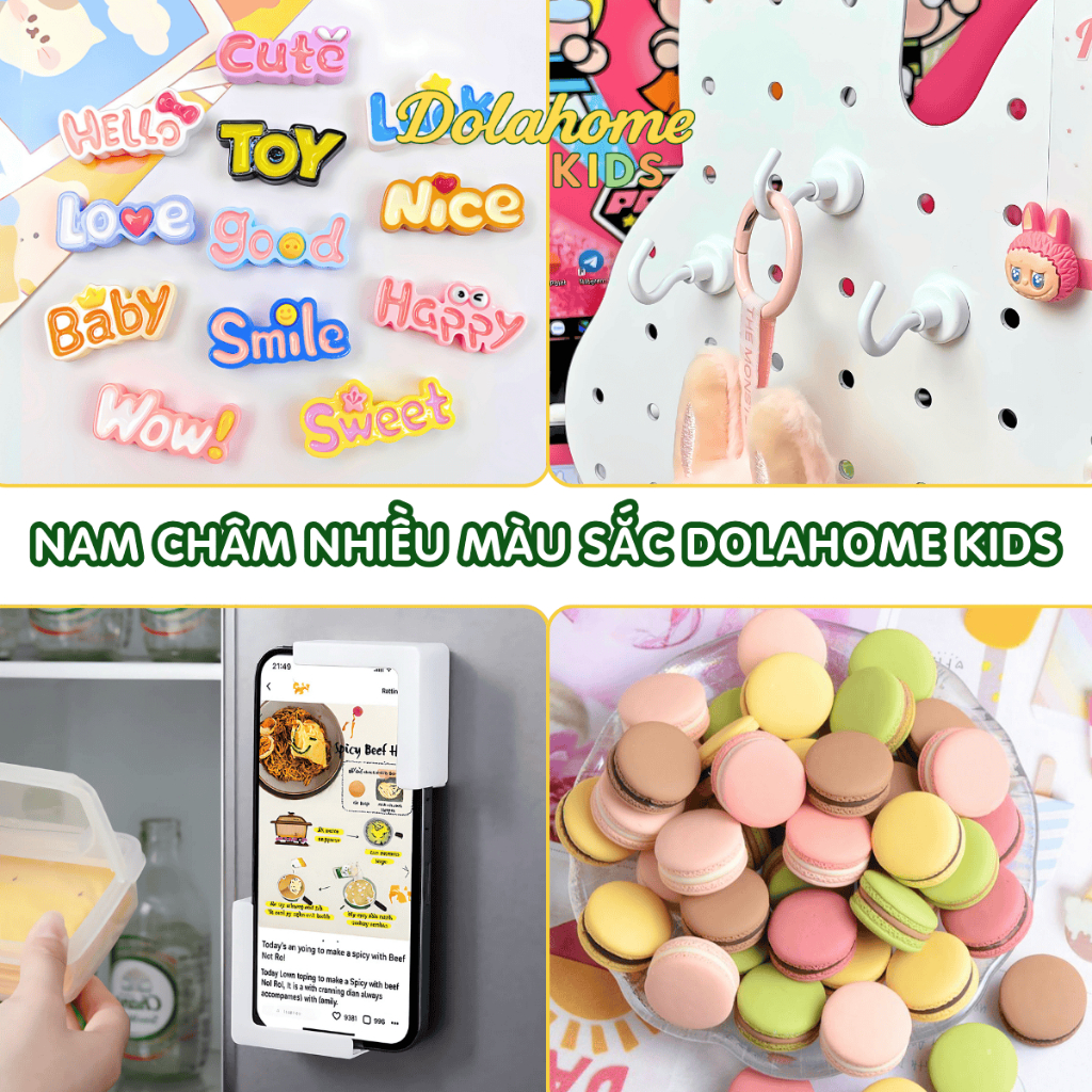 Nam châm siêu mạnh Dola Home Kids – Magnet trang trí tủ lạnh, sticker, quà cute | Shopee Việt Nam