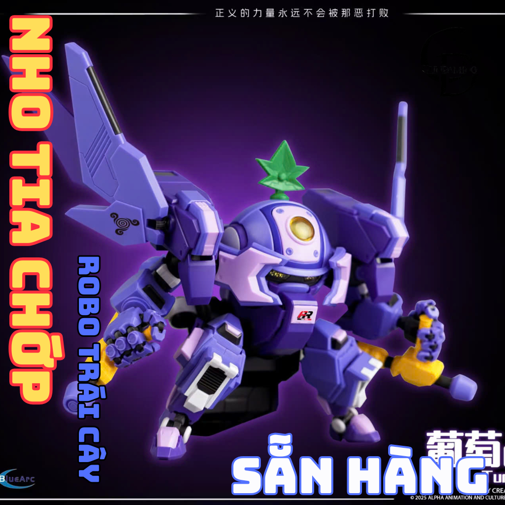 [SẮP CÓ HÀNG] Mô Hình Lắp Ráp Fruity Robo Turbo Grape "Nho Tia Chớp ...