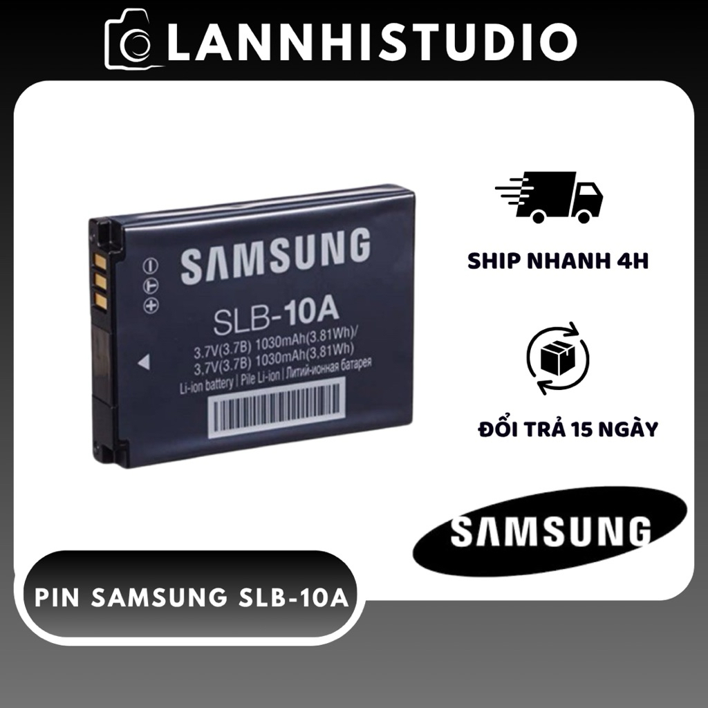 Pin / Sạc Samsung SLB-10A cho máy ảnh Samsung | Shopee Việt Nam