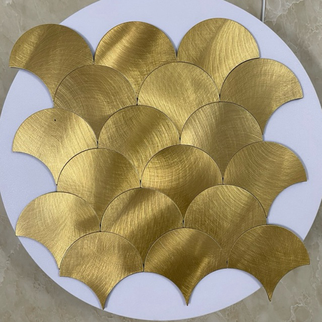 Gạch dán trang trí kim loại, gạch dán chống nước, chống cháy | Shopee ...